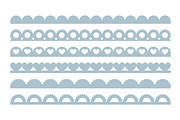 Scalloped edge seamless lace ribbons | Creative Market