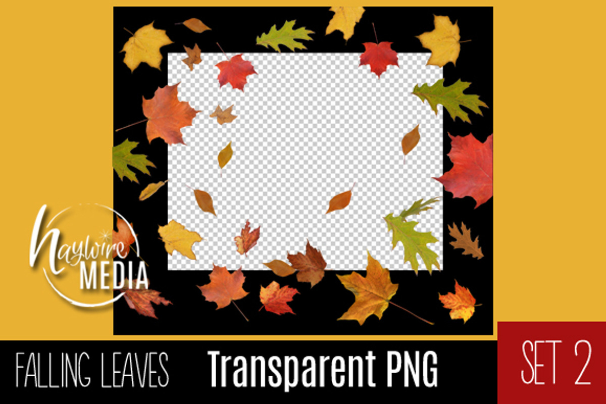 Fall Leaves Falling Transparent PNG, a Layer Style Add-On by ...