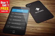 Smart Phone + Bonus Flyer, a Business Card Template by Pentaclay