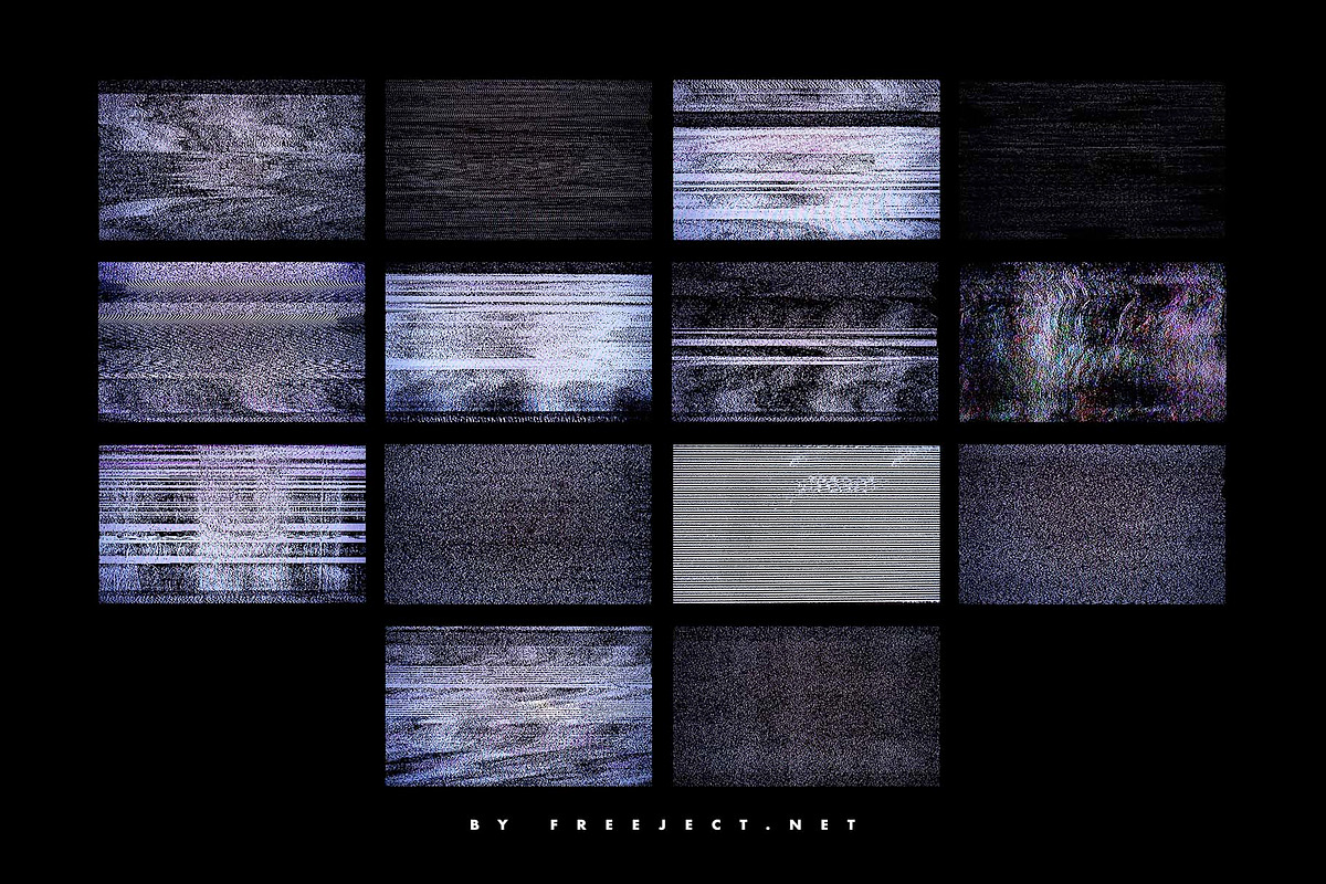 62 Abstract Scanline Glitch Texture, a Texture Graphic by freeject.net