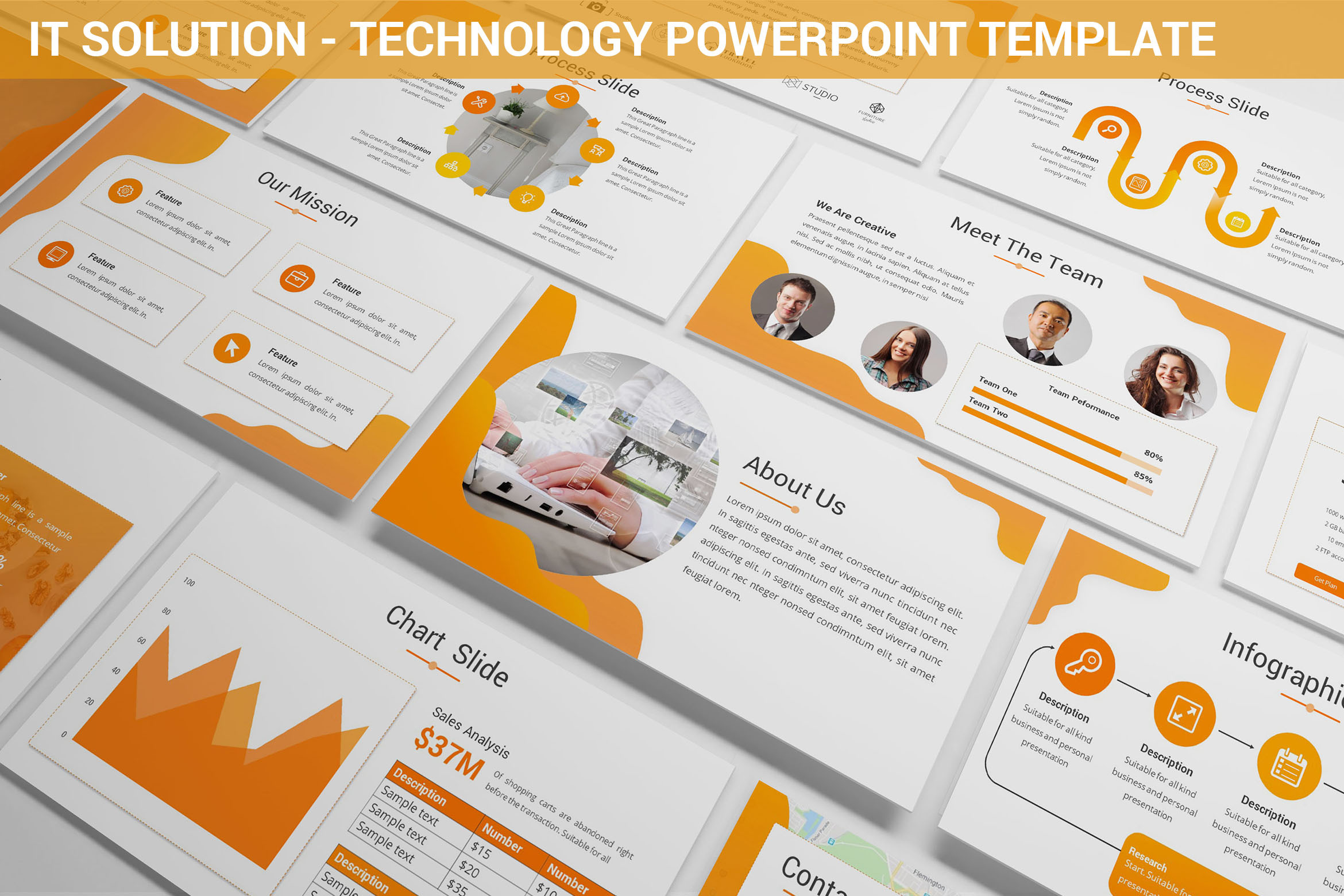IT Solution - Technology Powerpoint, a Presentation Template by ...
