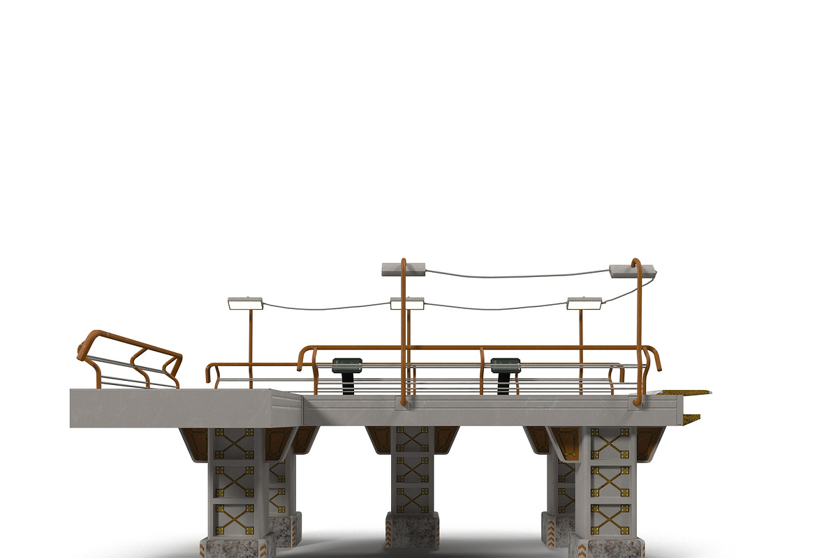 Sci fi platform, an Architecture 3D Model by AndrewWhite