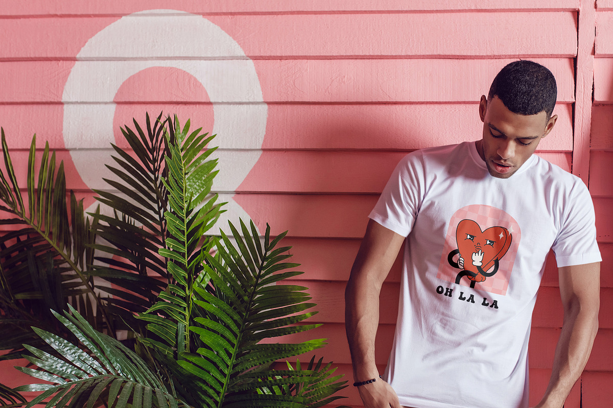 Groovy Retro Valentines day | Creative Market