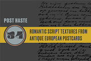 Post Haste | Antique European Script, a Graphic by invisiblelayer