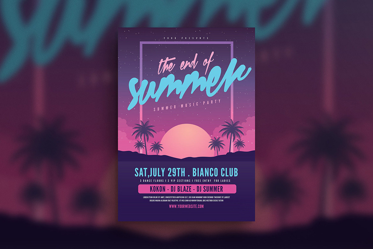 The End of Summer Flyer, a Flyer Template by Guuver