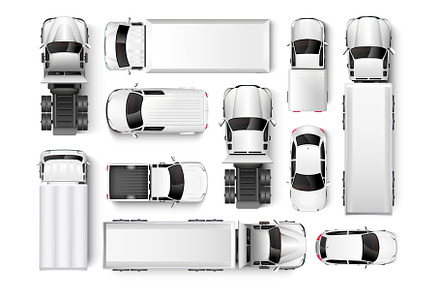 Truck Top View | Transportation Illustrations ~ Creative Market