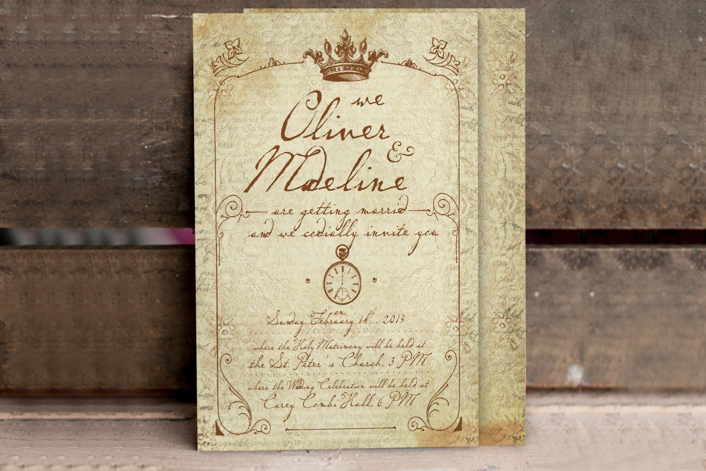 1900 Paris Wedding Suite, an Invitation Template by BlueRobinDesignShop