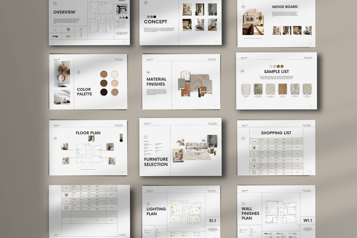 Interior Design Project Proposal, a Presentation Template by ...