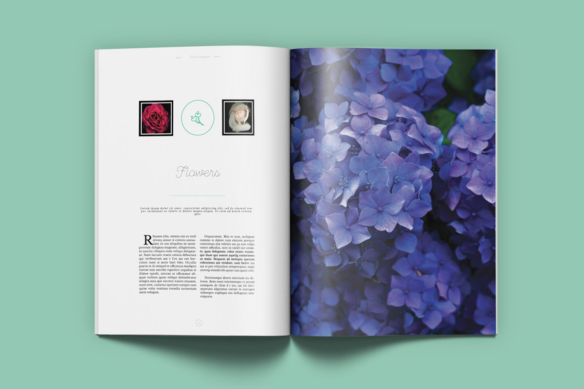 Floral Magazine, a Magazine Template by Kahuna Design