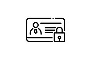 Identity protection icon | Icons ~ Creative Market