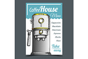 Coffee Maker Machine Front View | Food Illustrations ~ Creative Market