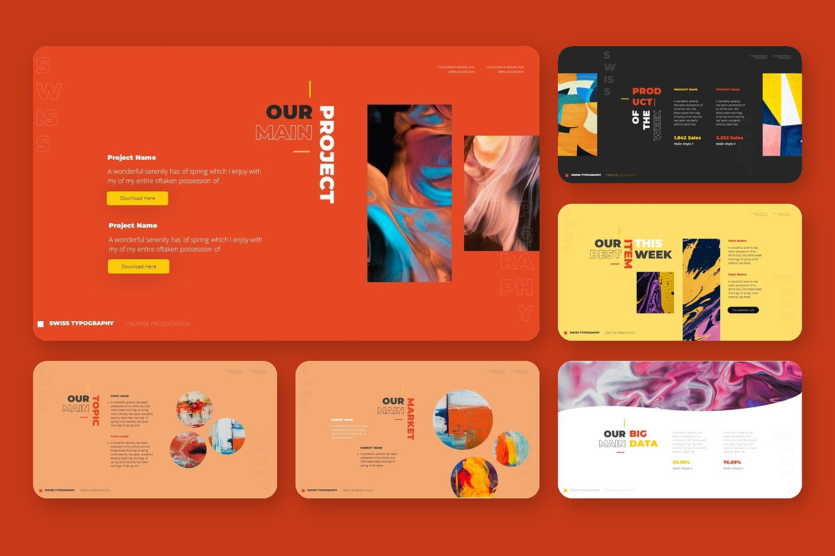 Swiss Powerpoint, a Presentation Template by NecrolitSlide