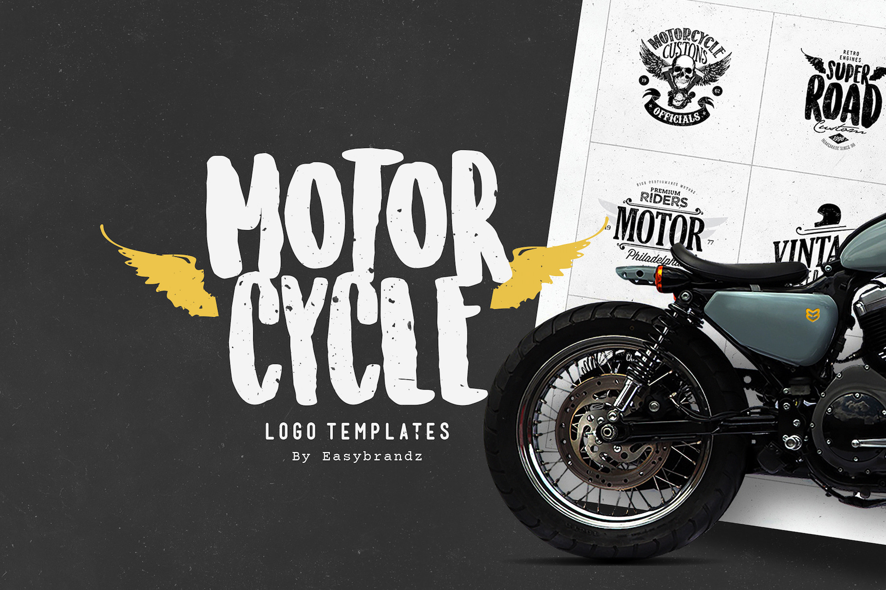 Motorcycle Logo Templates, a Branding & Logo Template by Easybrandz ...