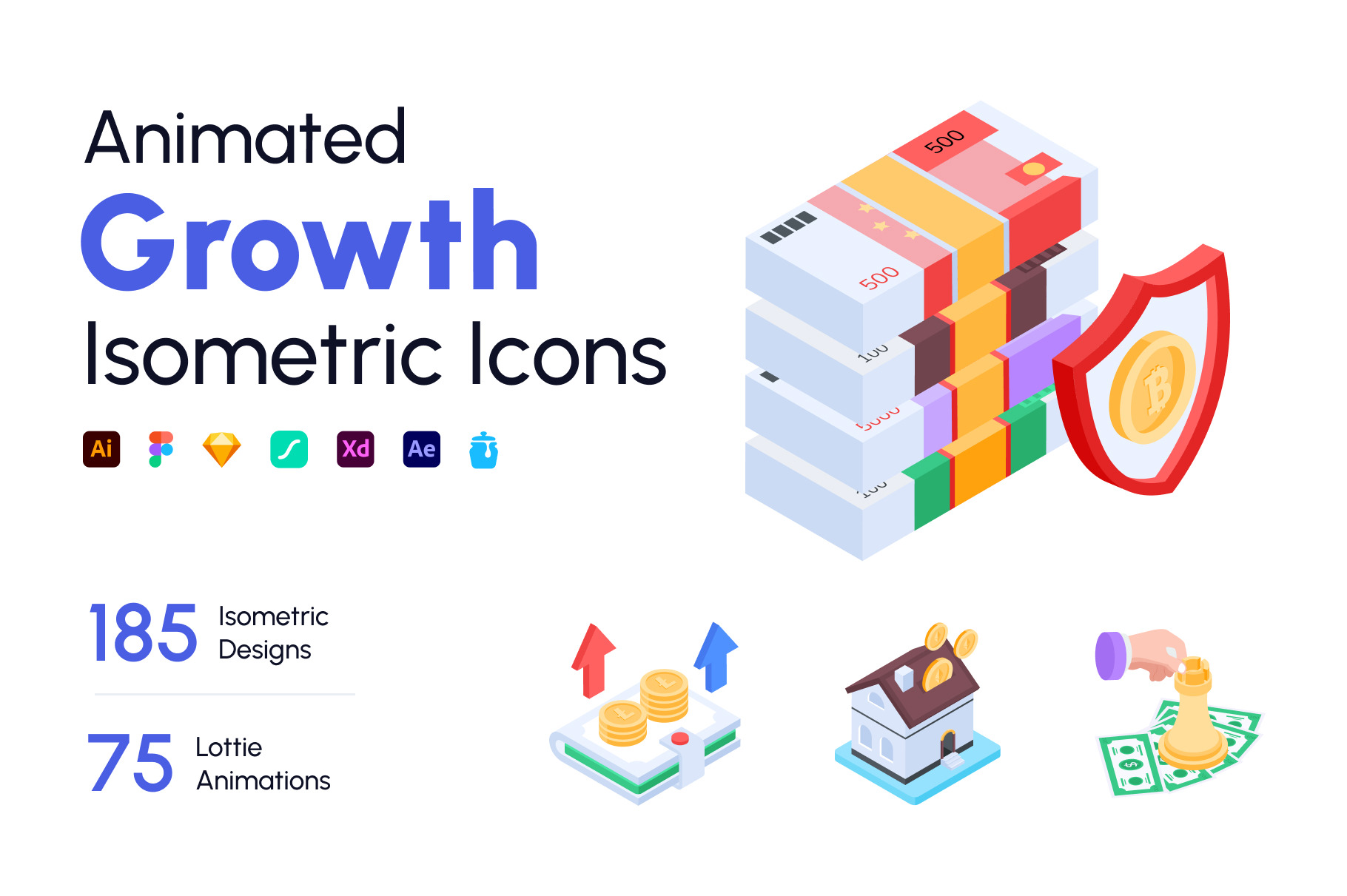 Animated Growth Icon Set