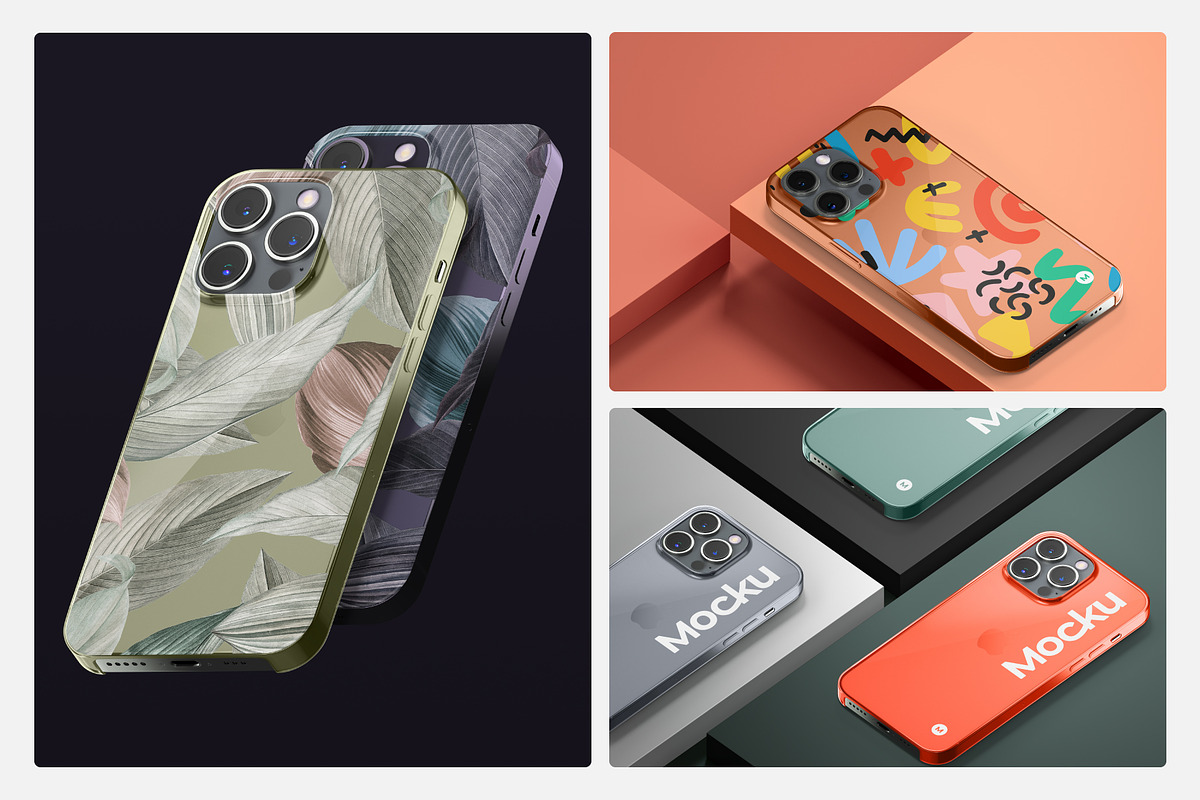 Iphone 14 Pro - Transparent Cases, an iPhone Mockup by Mocku