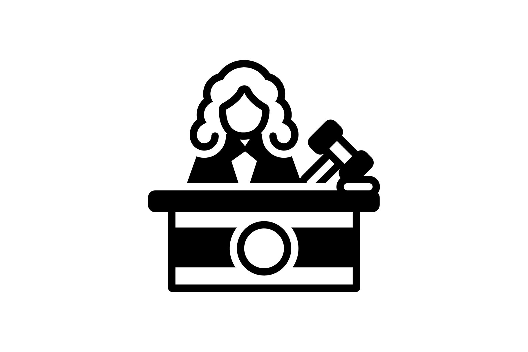 Judge justice icon, an Icon by Creative priyanka