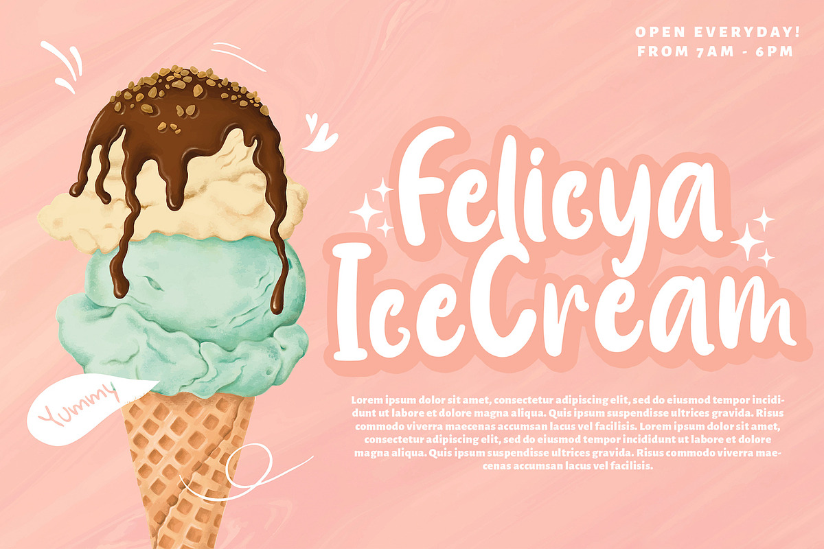 Maguire - Handwritten Font, a Script Font by StringLabs | Creative Market