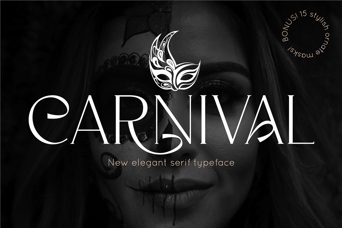CARNIVAL Elegant Serif Font, a Serif Font by Anna Zakharchenko