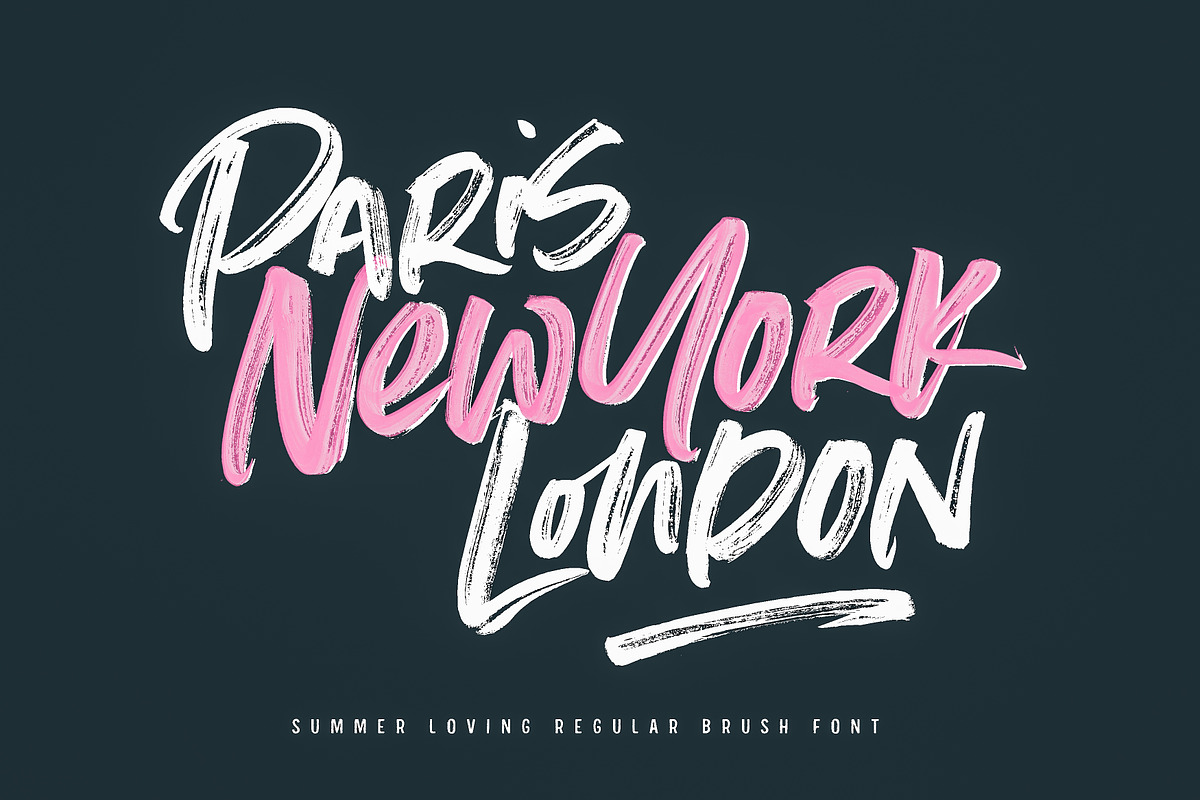 Summer Loving Font Collection, a Sans Serif Font by Nicky Laatz