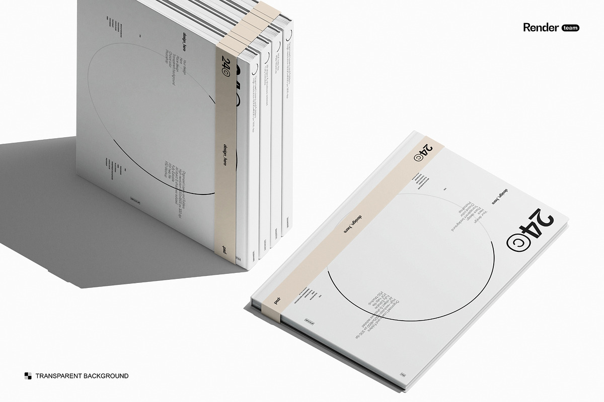 Book Mockup Set (7 PSD)