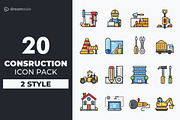 Construction Icon Pack, an Icon by Creastale