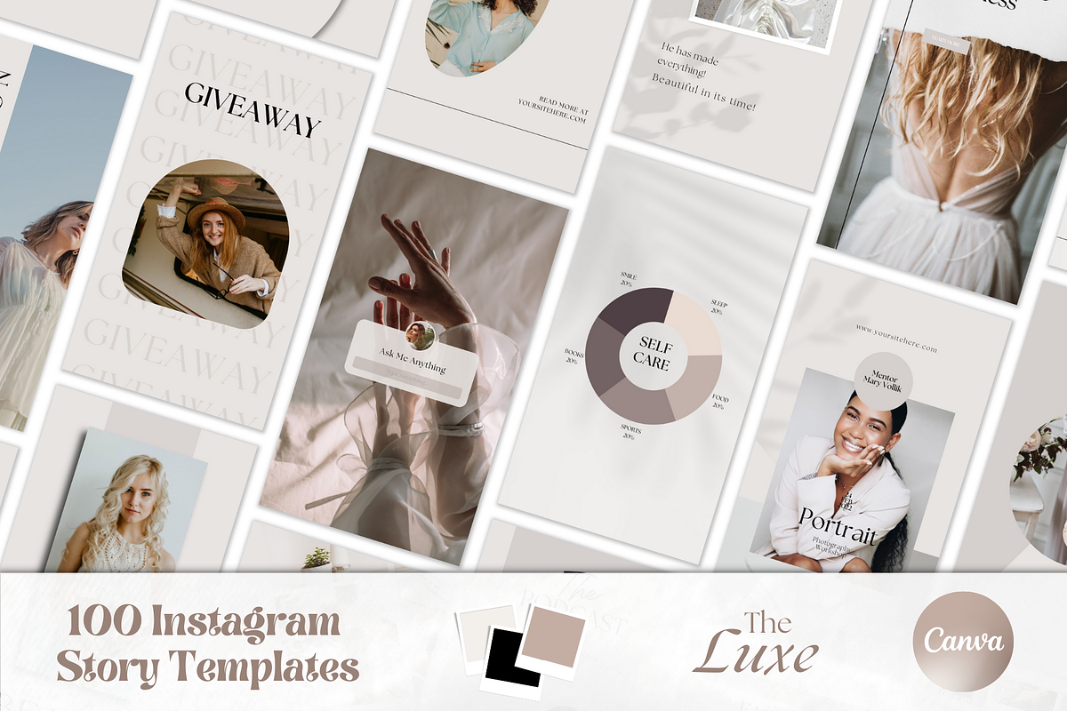 Minimalist Instagram Story Templates, a Social Media Template by Boltik ...