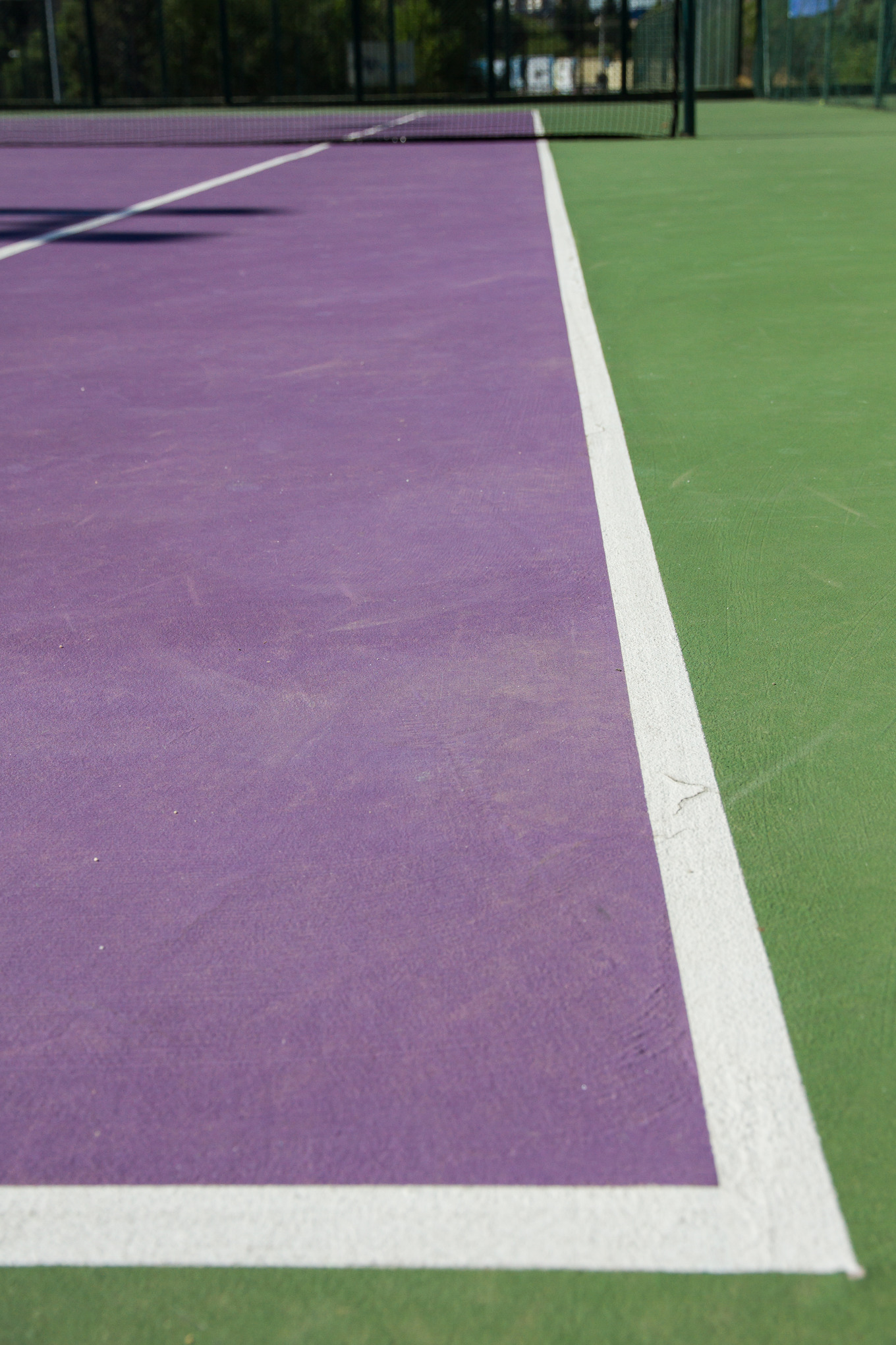 Corners lines of a tennis court containing tennis, sport, and line, a ...
