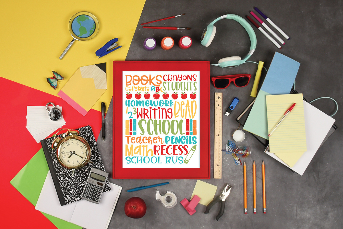Subway Art SVG Cut File Bundle, an Education Illustration by OldMarket ...