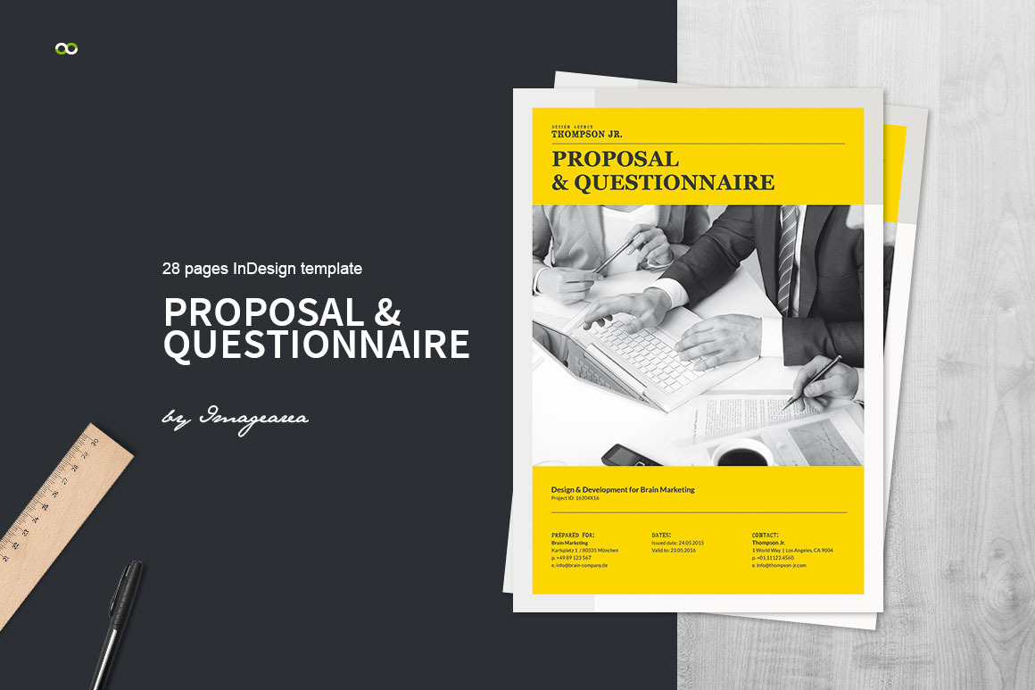 2 in 1 - Proposal and Questionnaire, a Brochure Template by Imagination ...