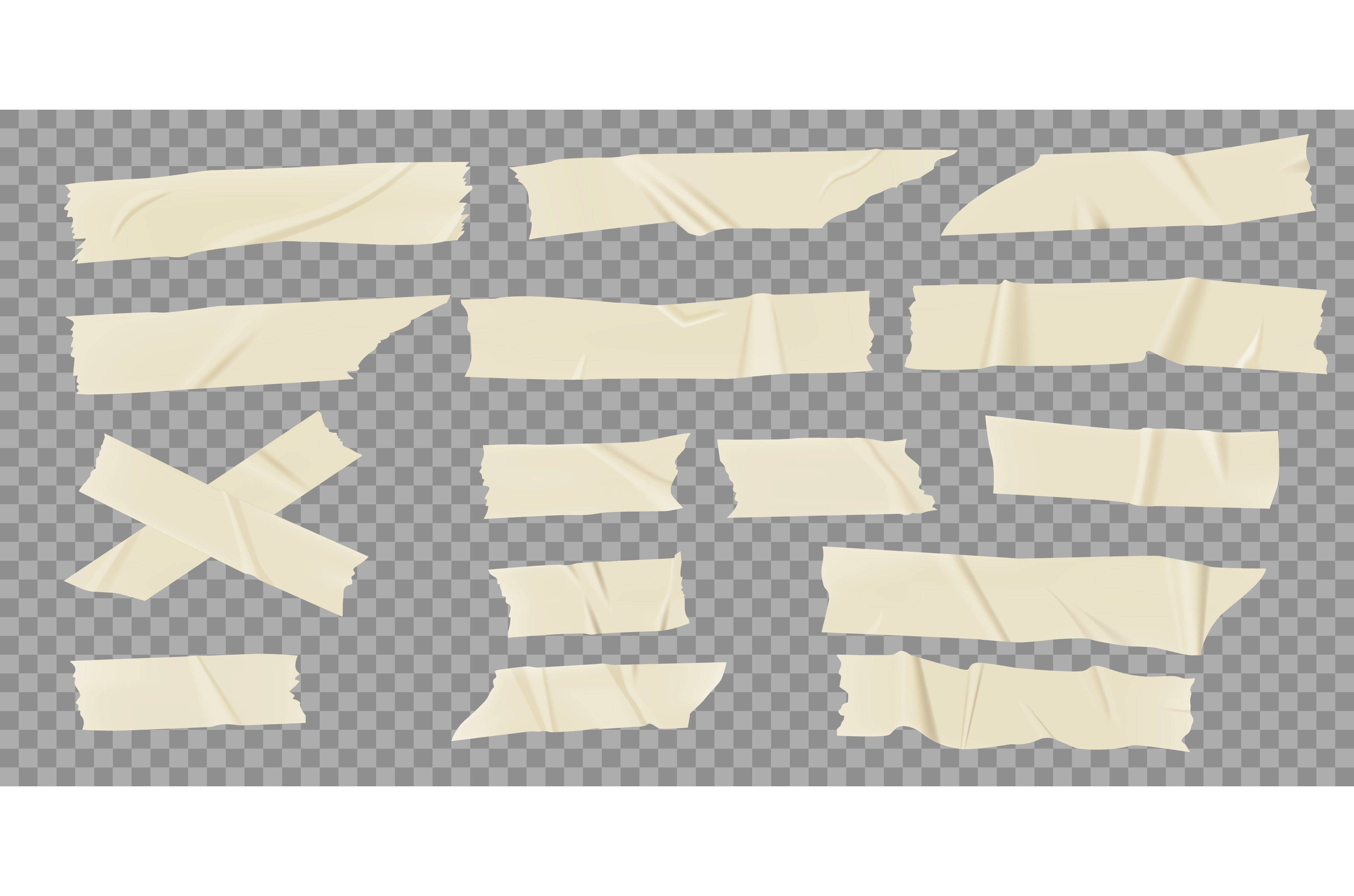 Paper adhesive tapes. Realistic, a Texture Graphic by Frogella