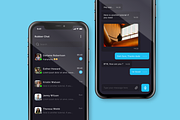 Chat Messaging App Screen, an App Template by Kreativ Space