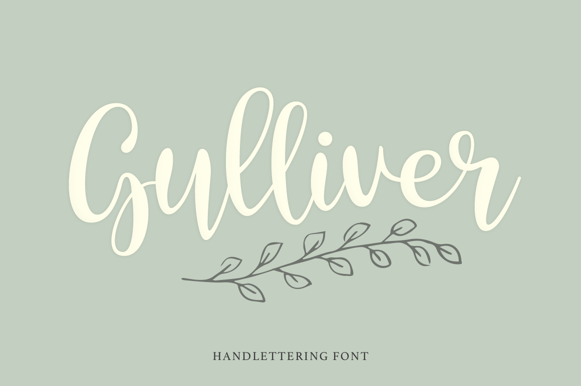 Gulliver, a Script Font by Larin Type Co.