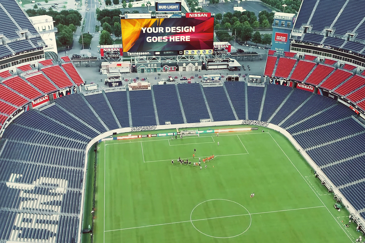 24 PSD NFL Stadium Mockup #1, a Mockup by Laura