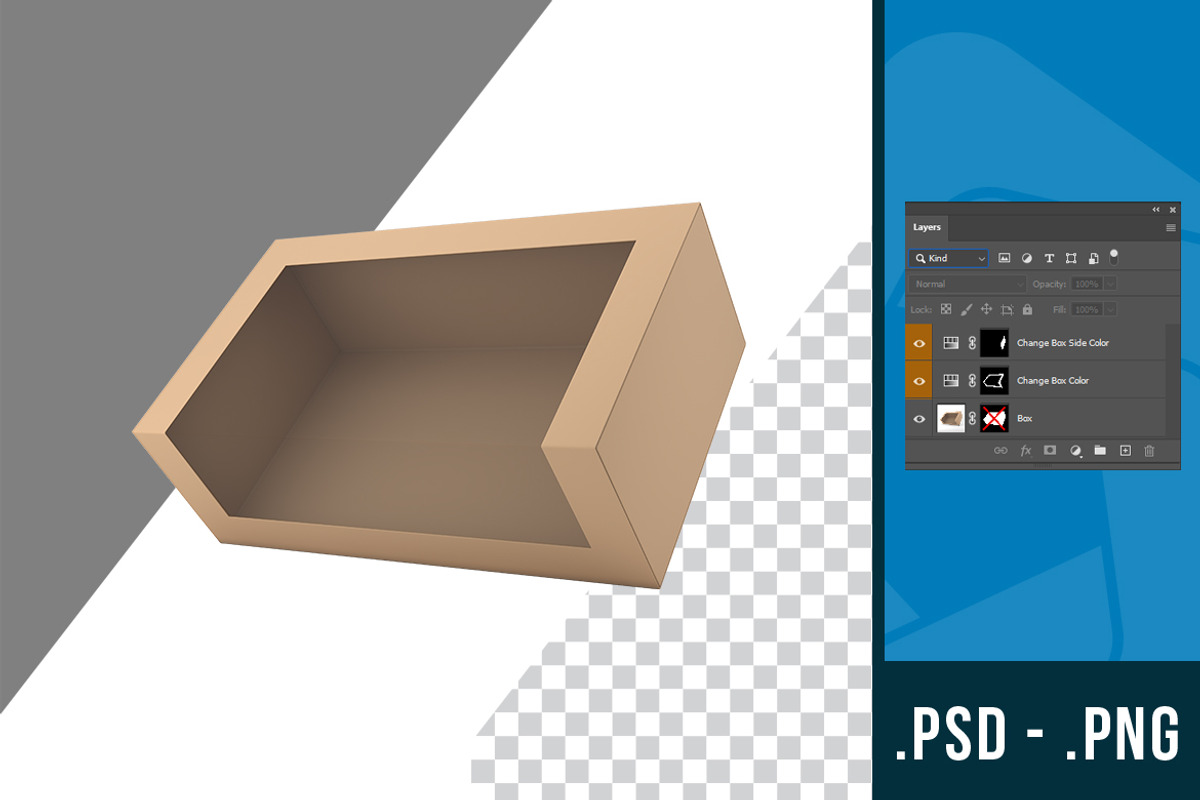 Cardboard Cake Box | Creative Market