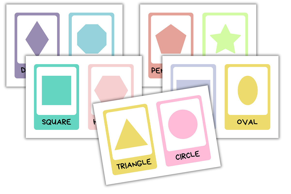 Shape Flashcard | Creative Market