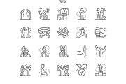 Jujutsu Line Icons, an Outline Icon by Palau