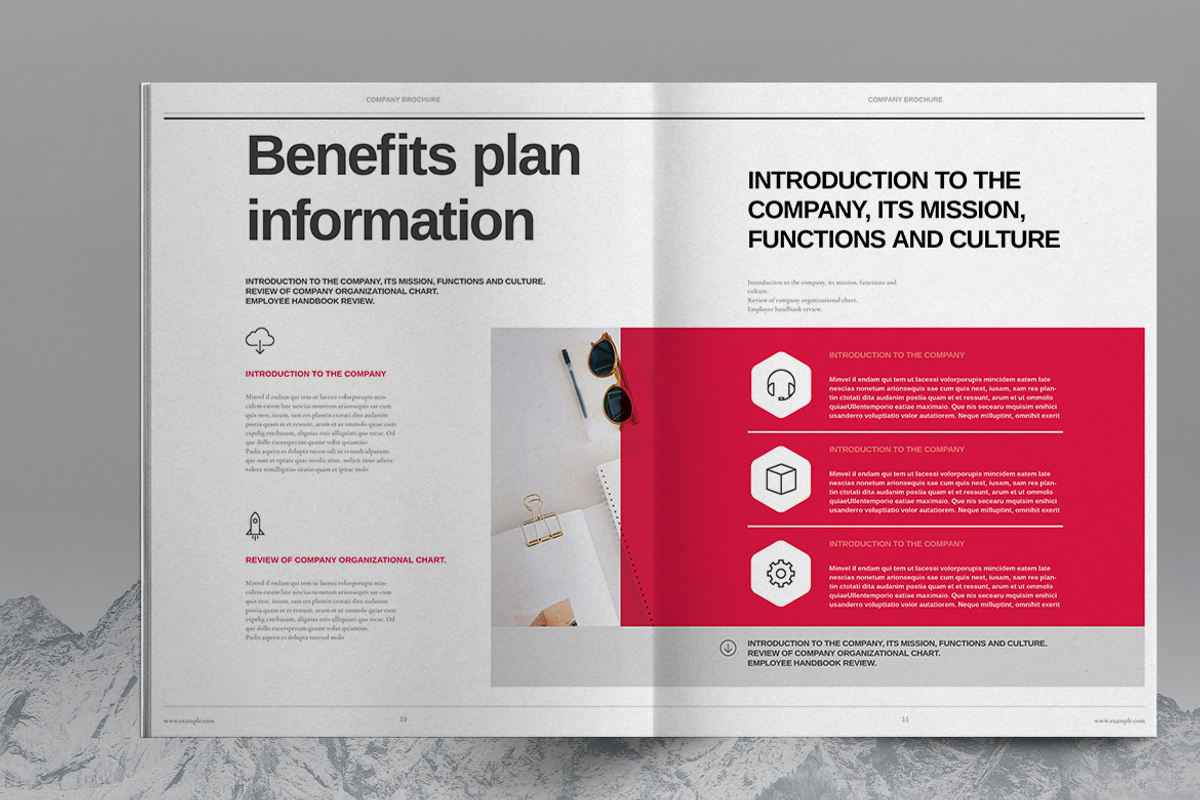 Modern Company Profile Brochure | Creative Market