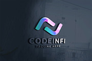 Code Infinity Logo, a Branding & Logo Template by Design_Planet