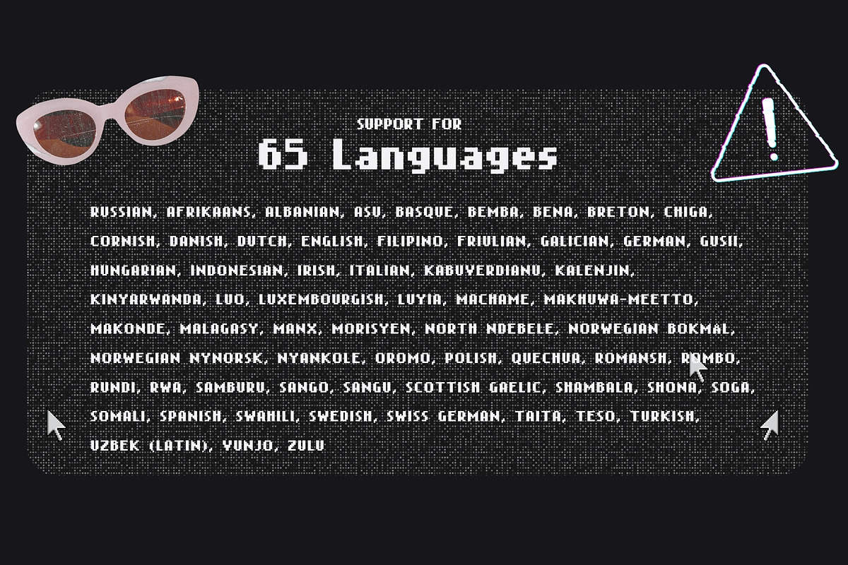 Digital 808 - 8Bit Pixel Font, a Sans Serif Font by HipFonts
