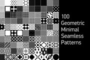 100 Geometric Seamless Patterns, a Pattern Graphic by Creative Graphics