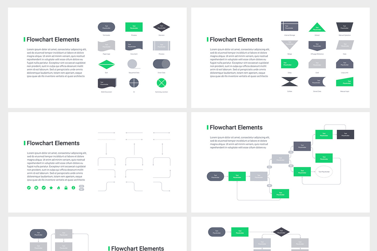Flowchart Google Slides Templates, a Presentation Template by HiSlide ...