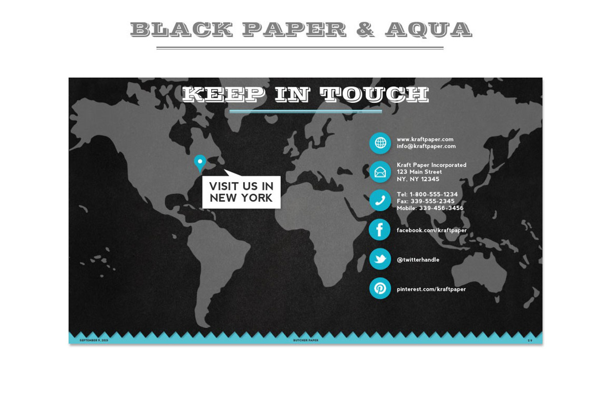 Butcher Paper Powerpoint Template, a Presentation Template by Blixa 6 ...