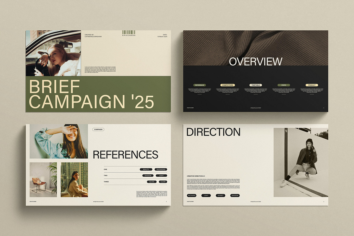 Creative Brief Presentation Template, a Presentation Template by ...