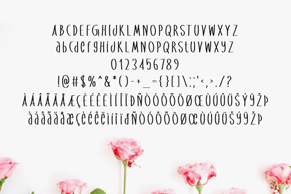 Nurture Happiness Typeface, a Script Font by Seemly Fonts