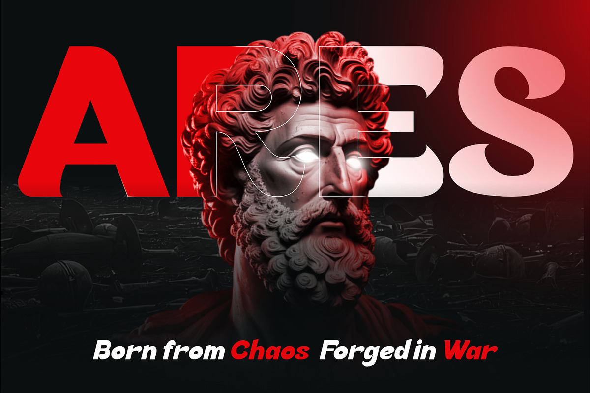 Mustreal - Modern Display Font, a Sans Serif Font by Rishsketch