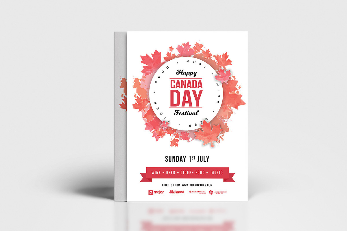 Canada Day Flyer / Poster Templates, a Flyer Template by BrandPacks