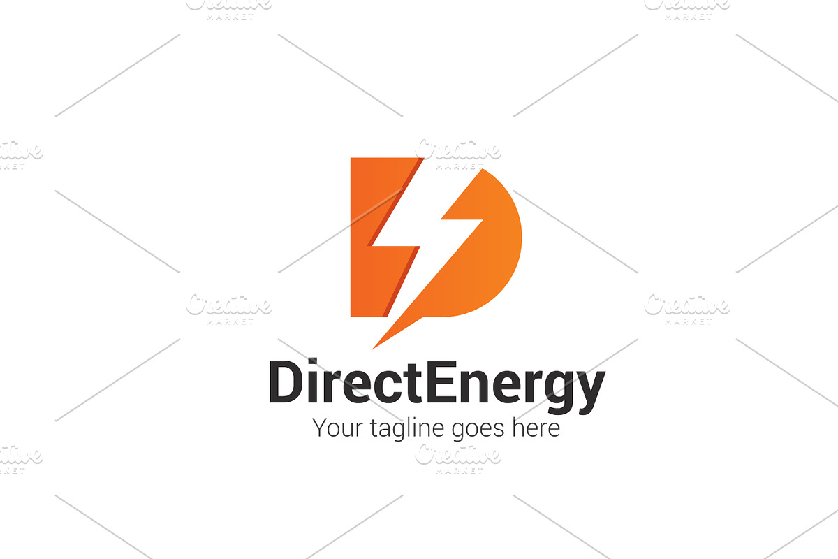 Direct Energy Letter D Logo, a Branding & Logo Template by XpertgraphicD