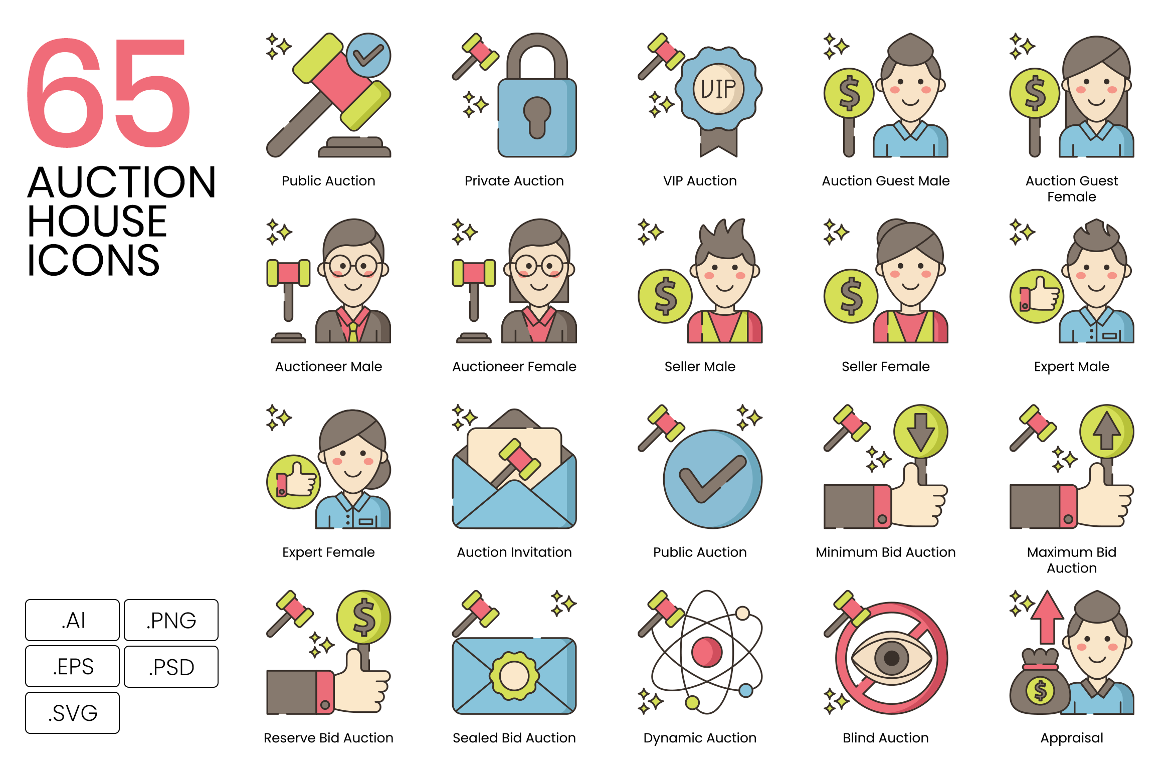 65 Auction House Icons | Hazel, an Icon by Flat Icons | Creative Market