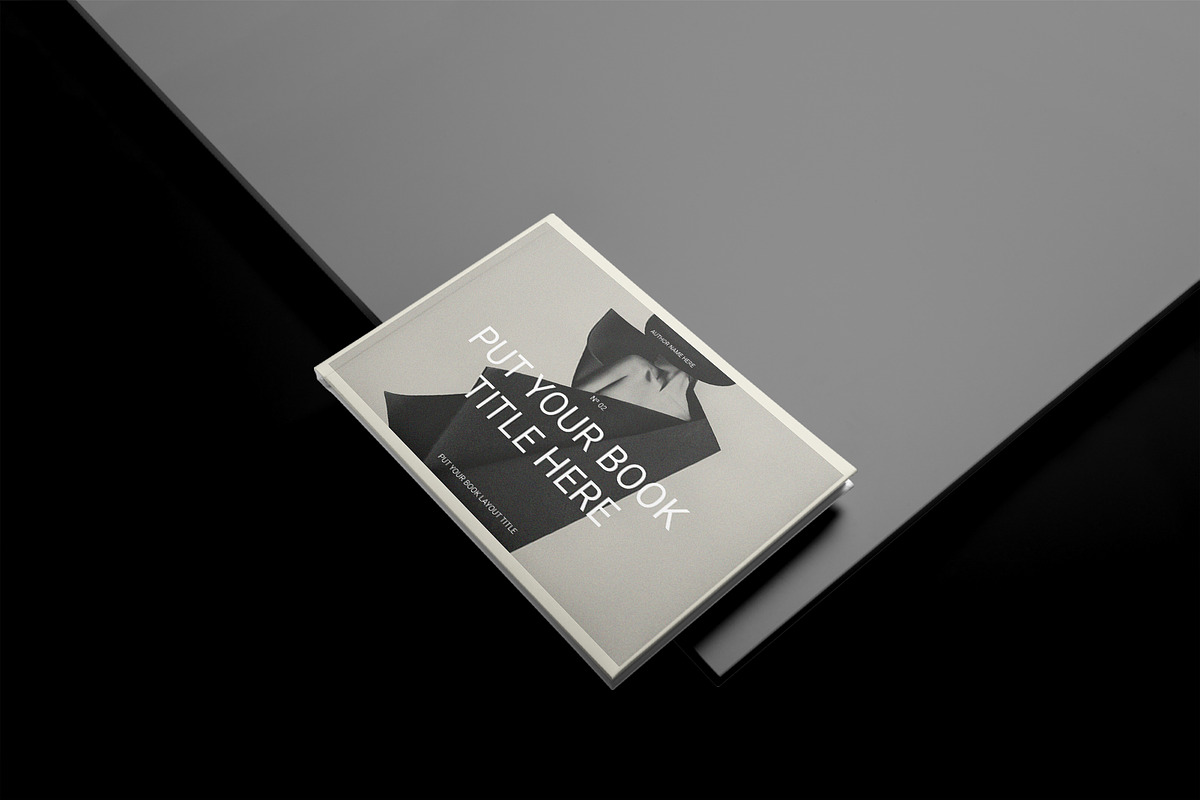 Book Title Layout Design Landscape, a Magazine Template by DesignCrest