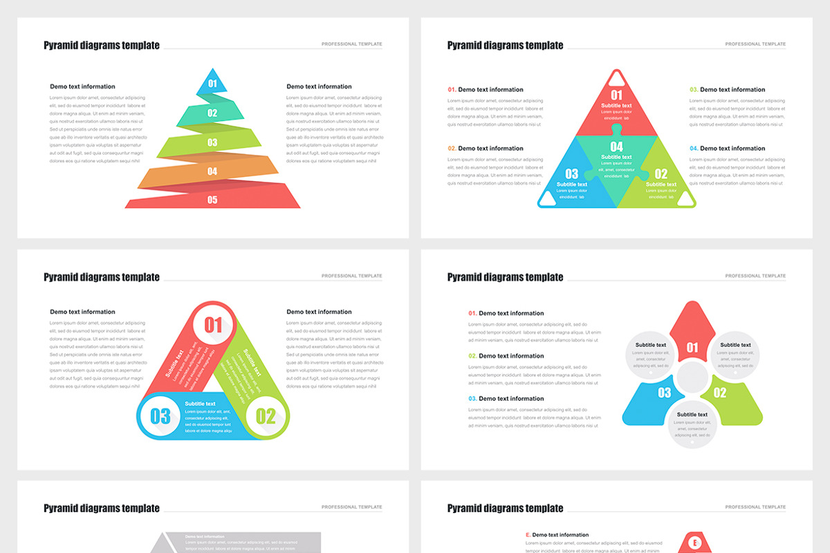 Pyramid infographic Google Slides, a Presentation Template by HiSlide.io